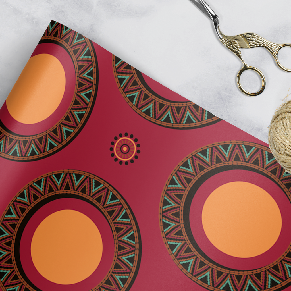 Aspire Gift Wrap - Ethnic African inspired wrapping paper – AfroTouch Design