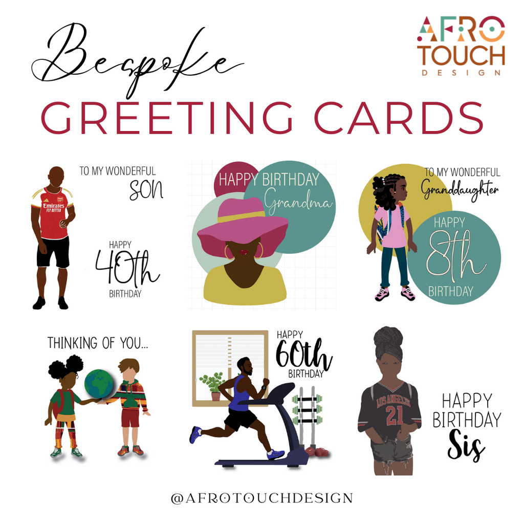 Bespoke Greeting Card – AfroTouch Design