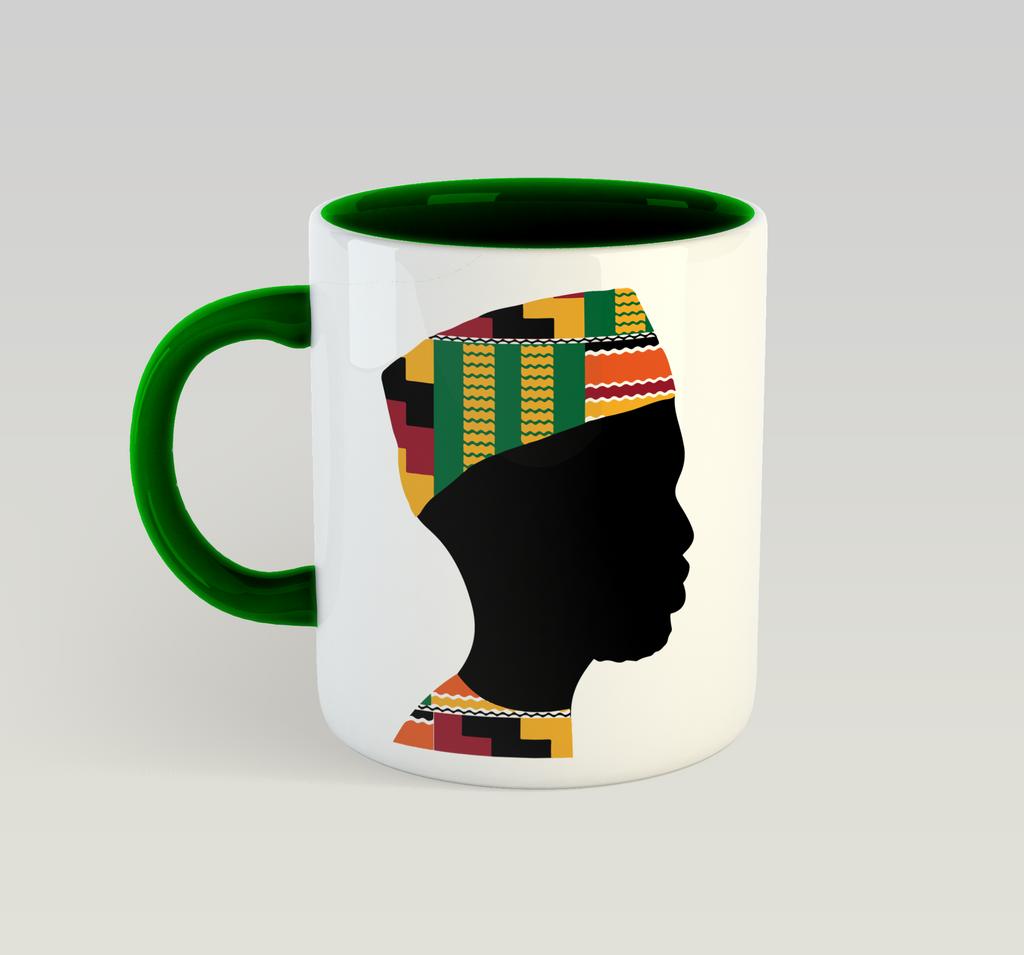 African Inspired Mugs - Ethnic Black African inspired coffee mug ...