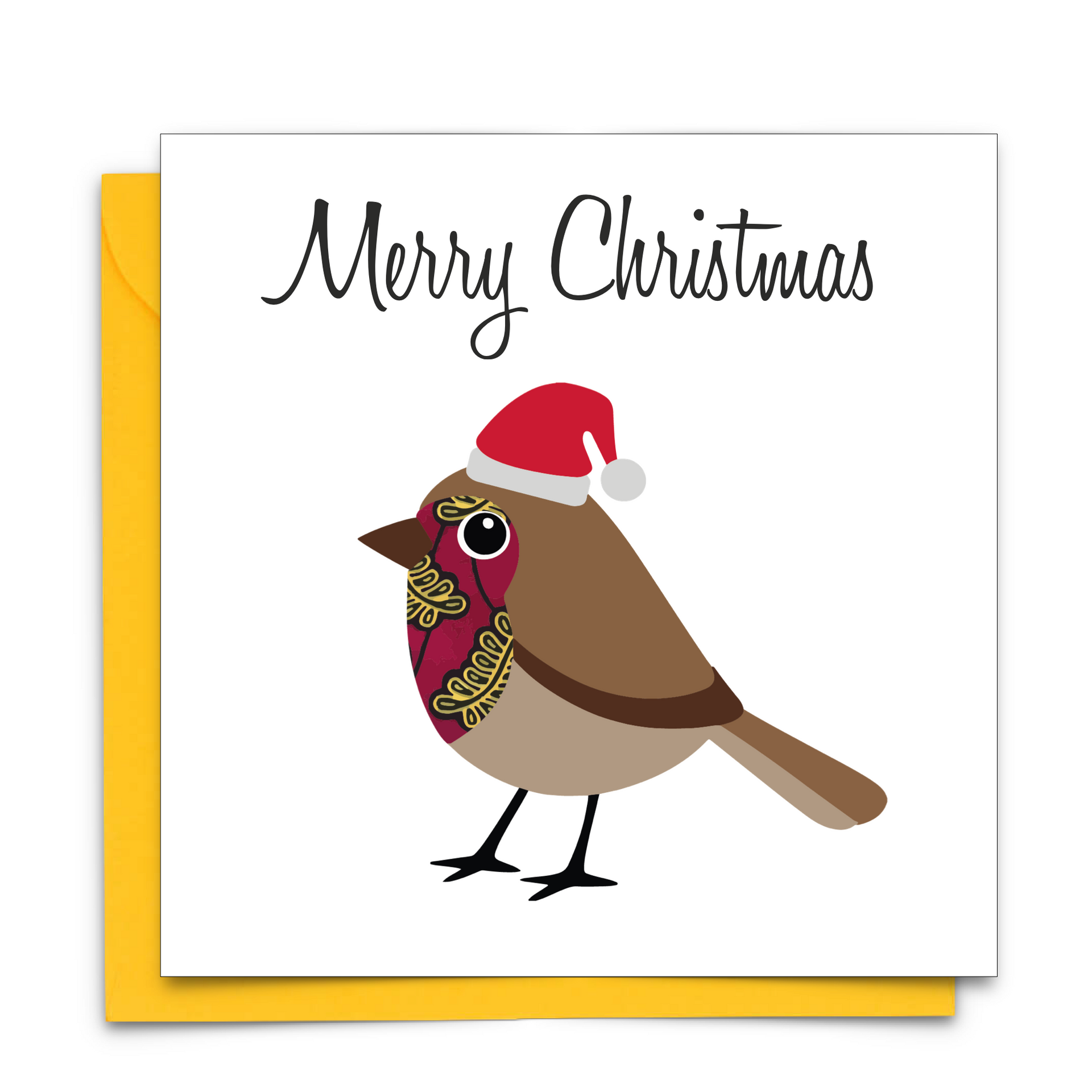 Robin - Ethnic Diverse African black Christmas card – AfroTouch Design